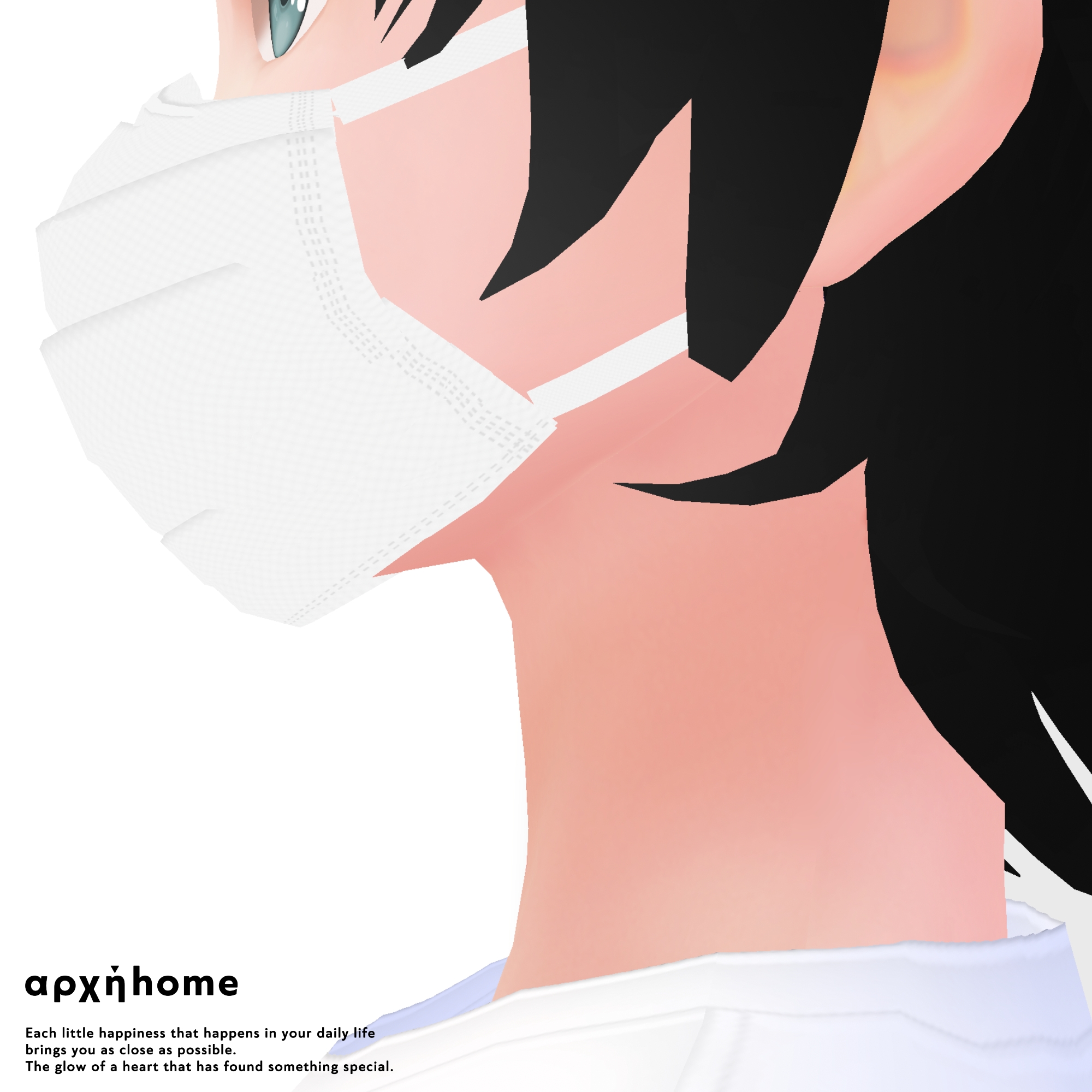 【VRoid】マスク3種セット face mask - αρχη_vroid/アルケー - BOOTH