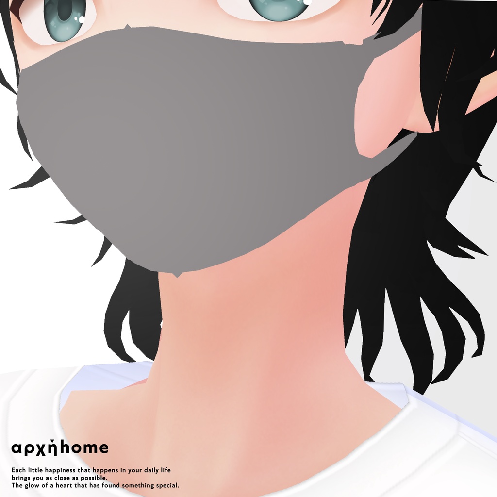 【VRoid】マスク3種セット - αρχη_vroid/アルケー - BOOTH