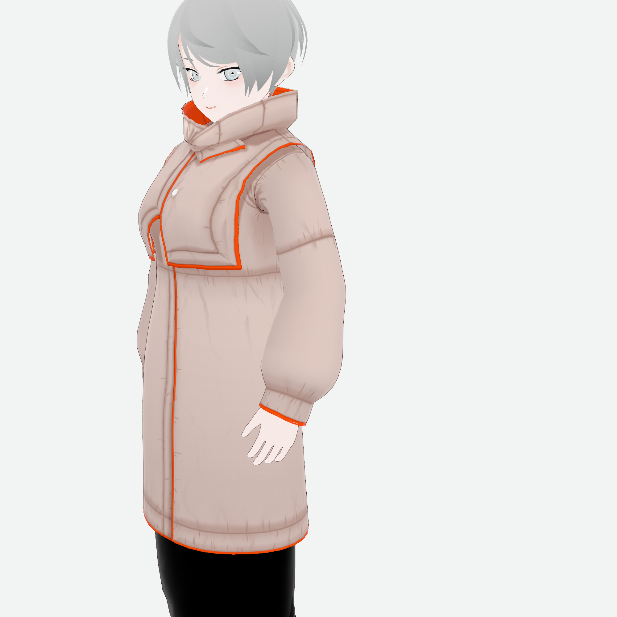 【VRoid】パイピングパファージャケット piping puffer jacket - αρχη_vroid/アルケー - BOOTH