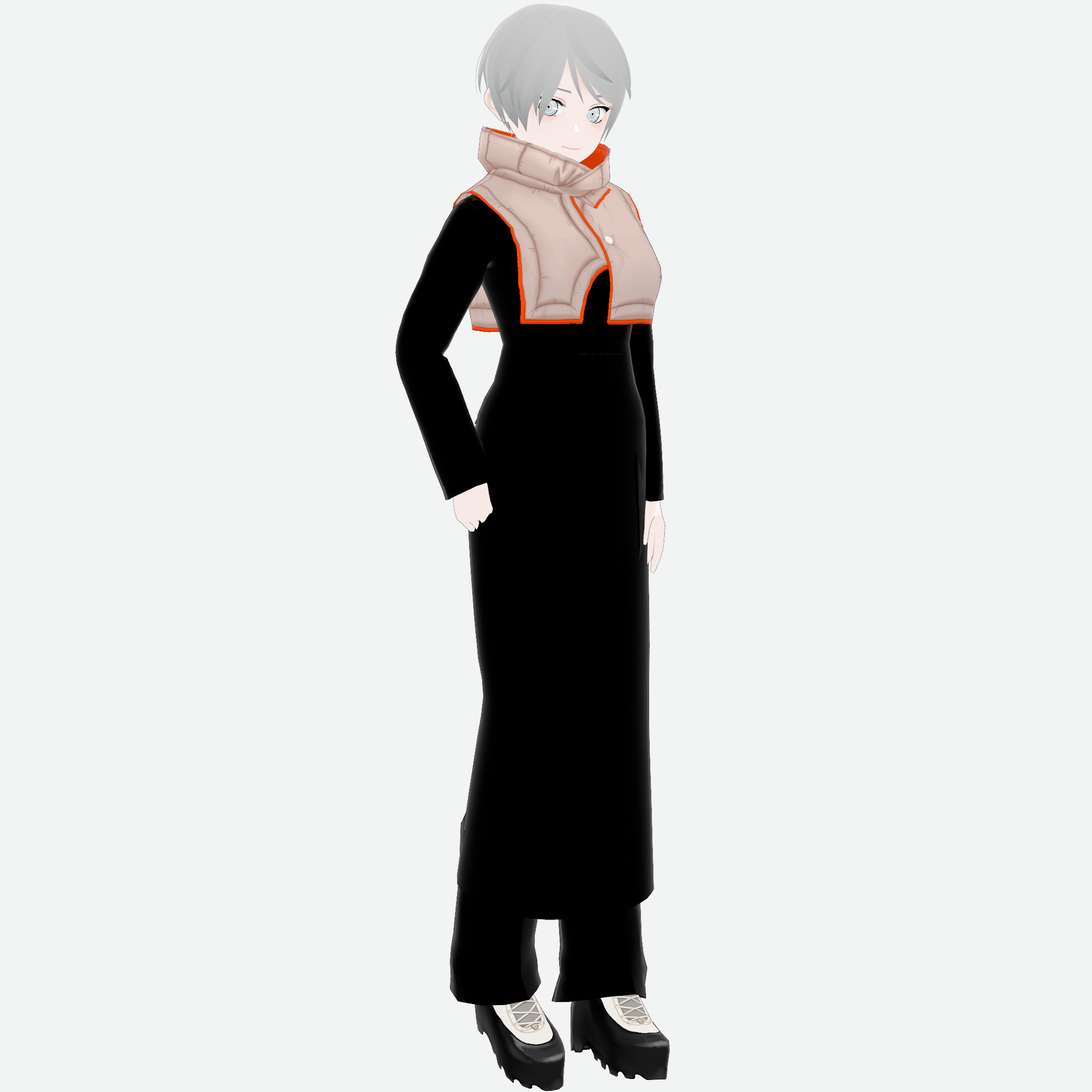 【VRoid】パイピングパファージャケット piping puffer jacket - αρχη_vroid/アルケー - BOOTH