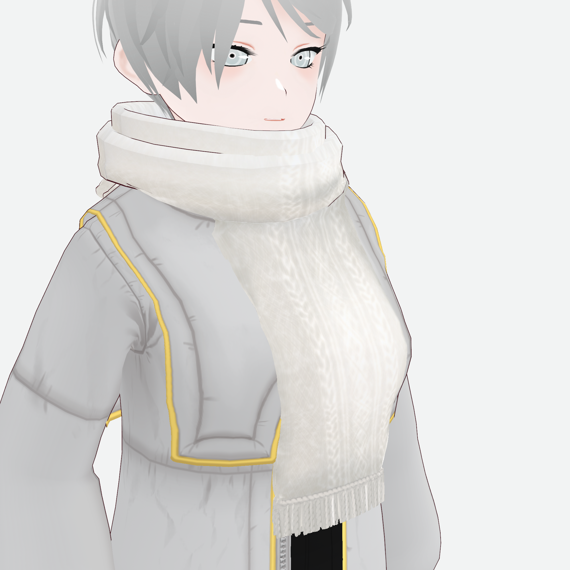 【VRoid】パイピングパファージャケット piping puffer jacket - αρχη_vroid/アルケー - BOOTH