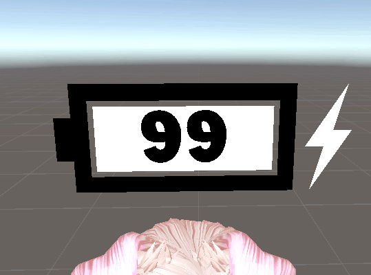 OSCBattery - Battery Status on Your VRChat Avatar - Kaoru - BOOTH
