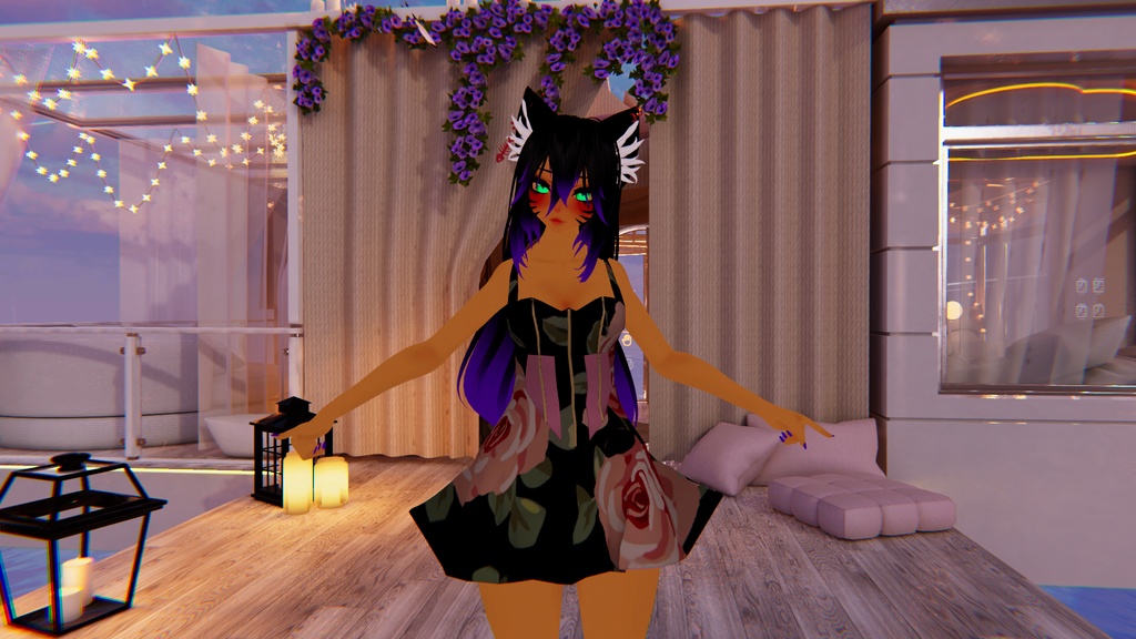 Corset Dress Vrchat Clothing Nitrokittyvr Booth