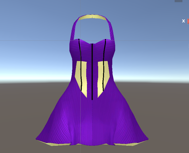 Corset Dress Vrchat Clothing - nitrokittyvr - BOOTH