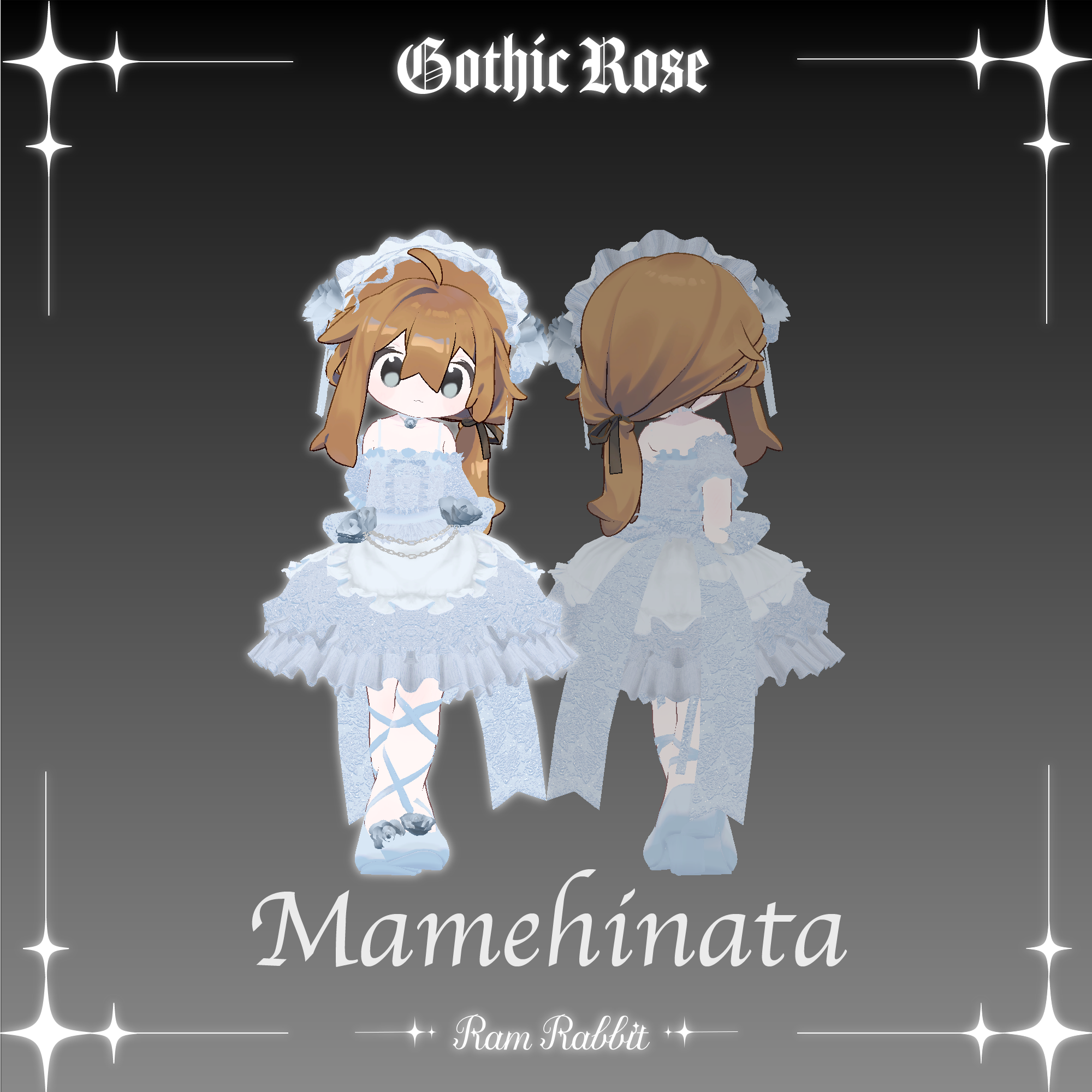 【18アバター対応】GothicRose【VRChat】 - Ram Rabbit - BOOTH