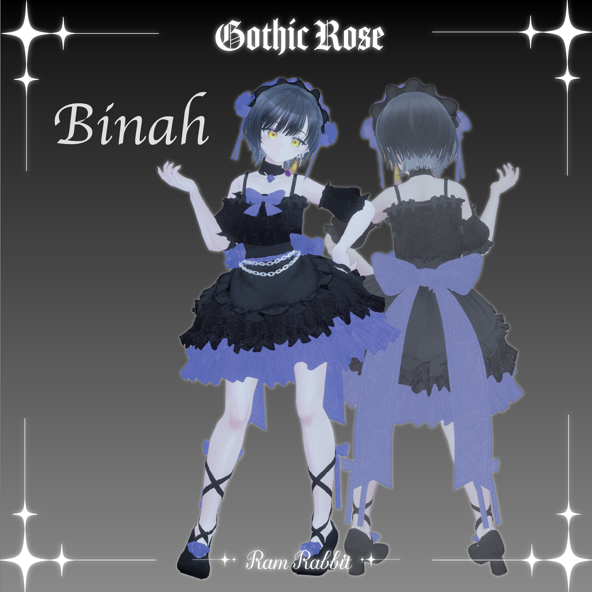 【18アバター対応】GothicRose【VRChat】 - Ram Rabbit - BOOTH