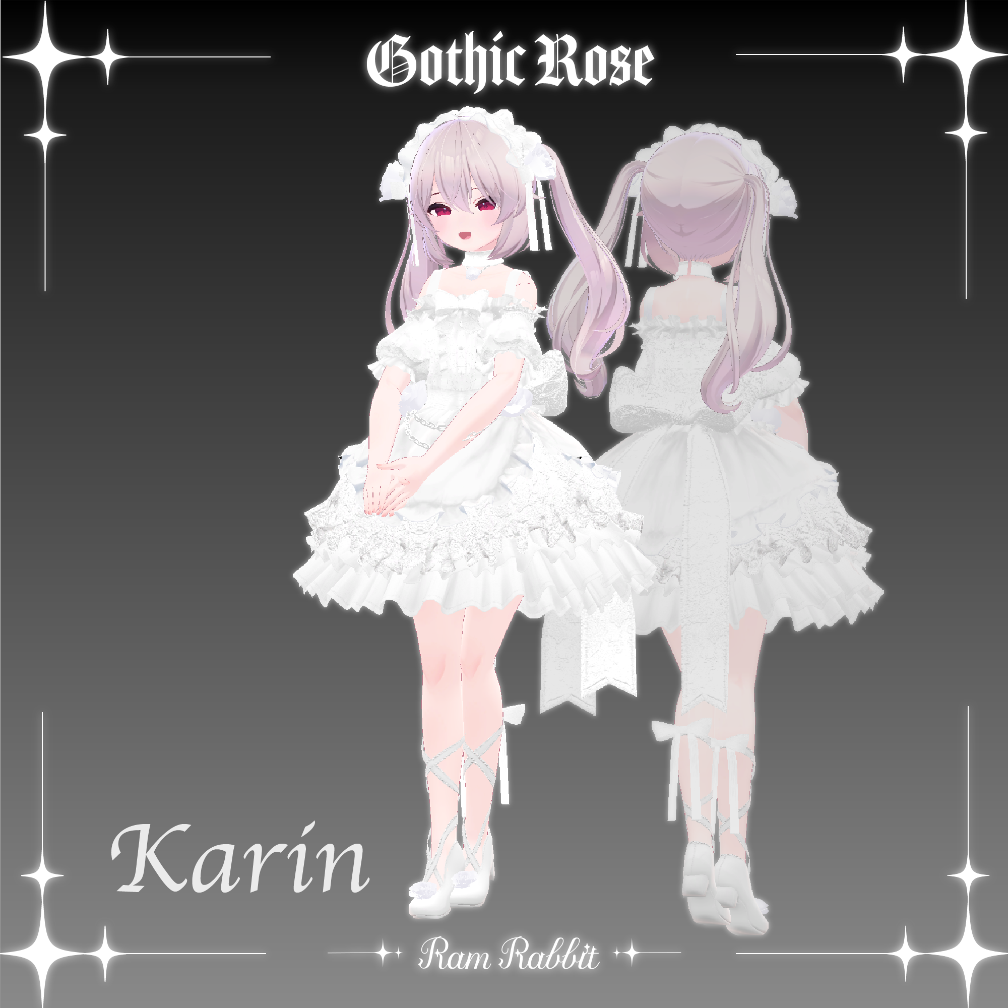 【18アバター対応】GothicRose【VRChat】 - Ram Rabbit - BOOTH