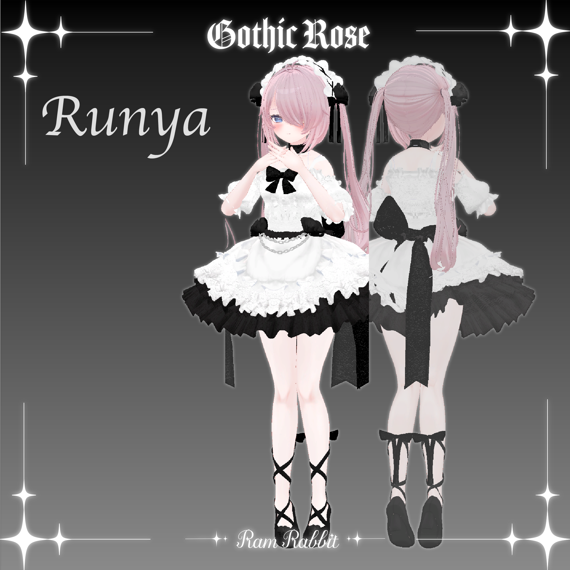【18アバター対応】GothicRose【VRChat】 - Ram Rabbit - BOOTH