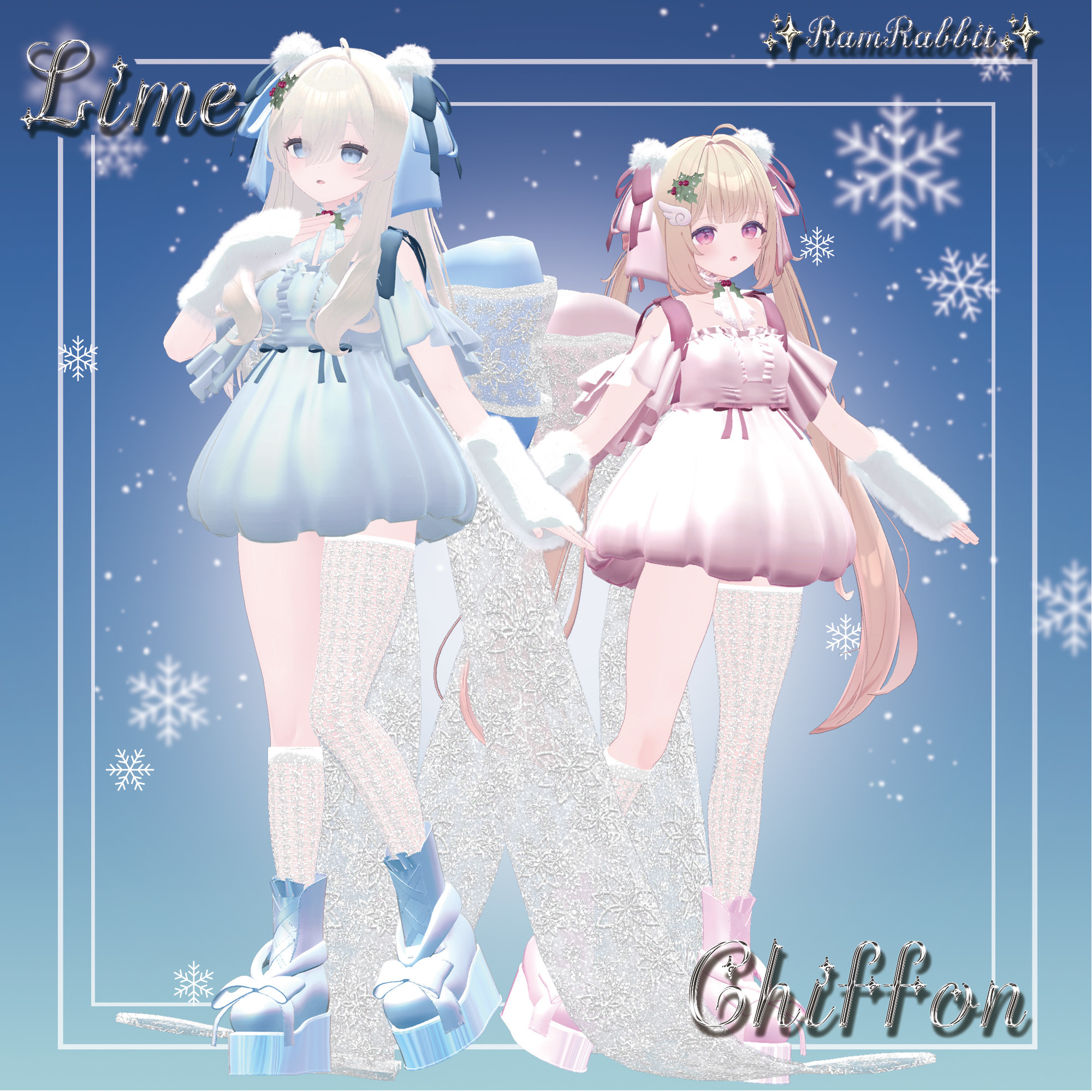 【24アバター対応】Winter Velvet【VRChat】 - Ram Rabbit - BOOTH