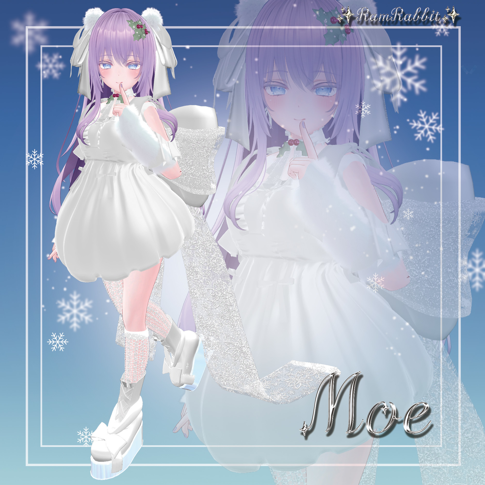 【24アバター対応】Winter Velvet【VRChat】 - Ram Rabbit - BOOTH