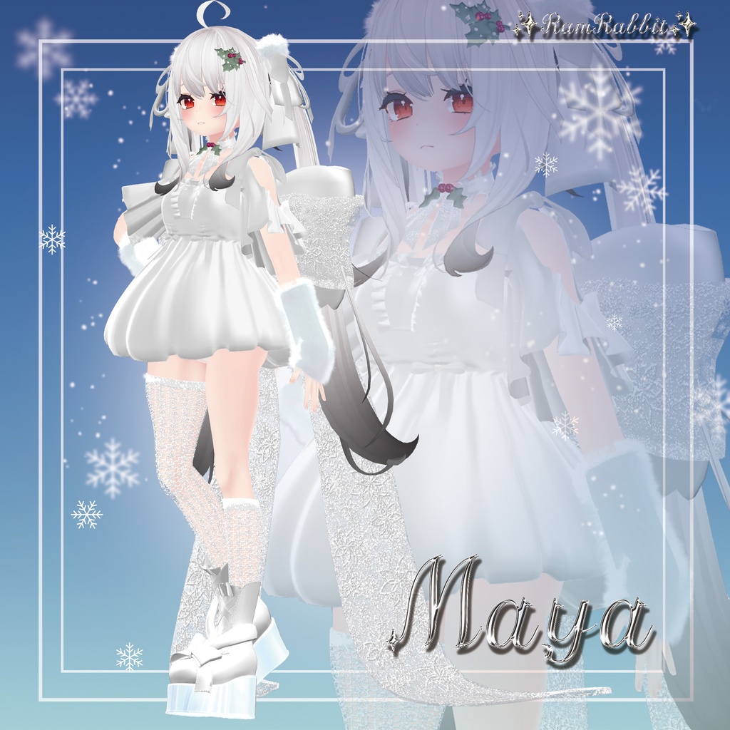 【複数アバター対応】Winter Velvet【VRChat】 - Ram Rabbit - BOOTH