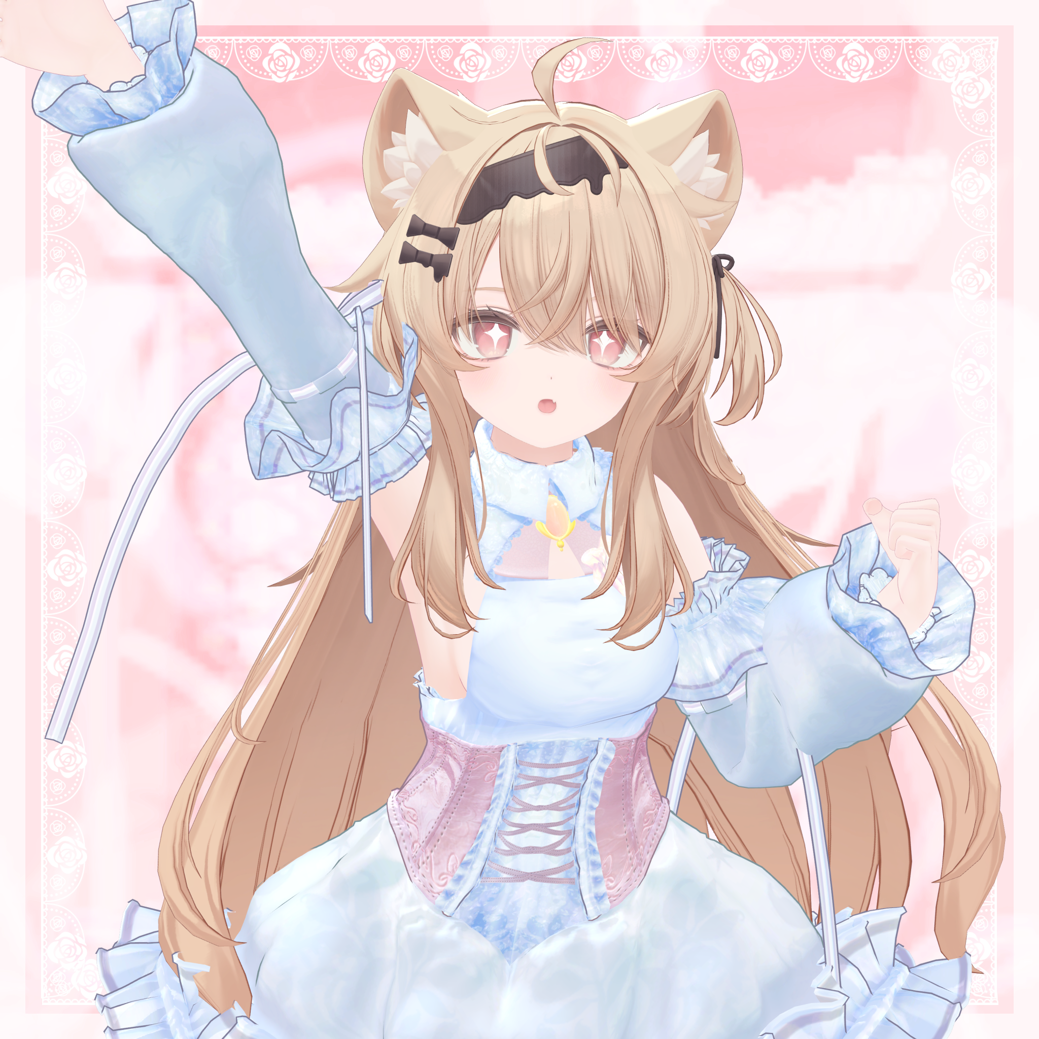 VRChat向け衣装モデル_プリティゴシック_Pretty_Gothic 『エク - Eku』対応差分 - ゆなにすたんのお店 - BOOTH