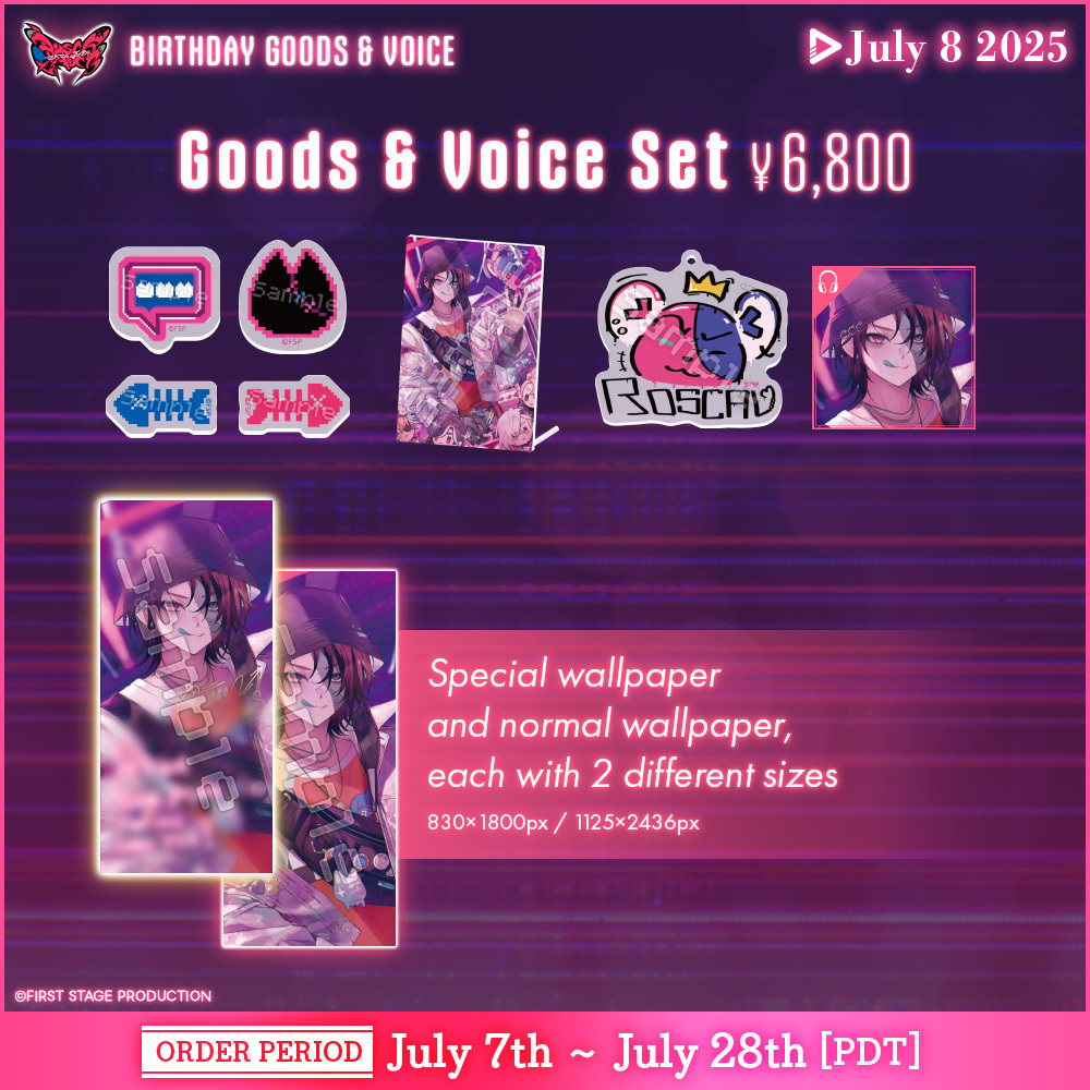 Rosco Graves Birthday Goods&Voice - ichi-pro - BOOTH