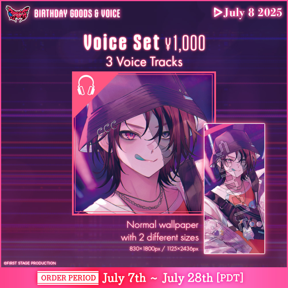 Rosco Graves Birthday Goods&Voice - ichi-pro - BOOTH