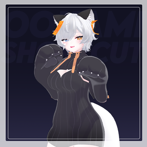 Rom Hair 🐺💛 ㅡ 【 VRChat Hair / 3Dヘア 】 - SweetCloud_3D - BOOTH