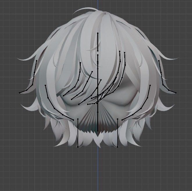 💛 Rom Hair ㅡ 【 VRChat Hair / 3Dヘア 】 - SweetCloud_3D - BOOTH