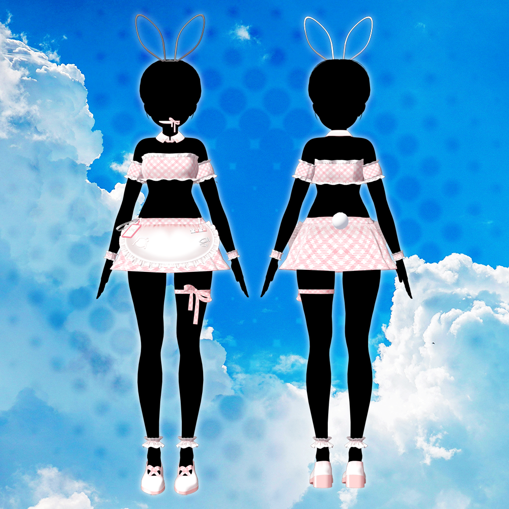 Ready made Bunny ₍ᐢ..ᐢ₎ 💖【 VRChat Clothes 】 - SweetCloud_3D - BOOTH