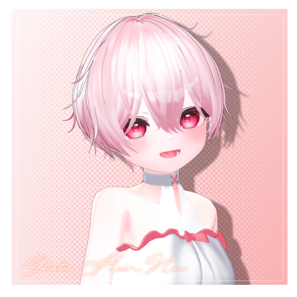 Shota hair new ㅡ 【 VRChat Hair / 3Dヘアモデル】 - SweetCloud_3D - BOOTH