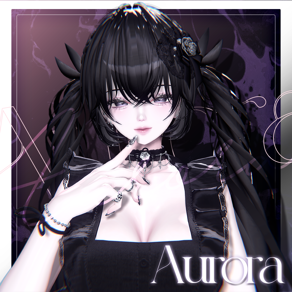 💗無料💗 Aurora Hair 0.3 ver ㅡ 【 VRChat Hair / 3Dヘア 】 - SweetCloud_3D - BOOTH