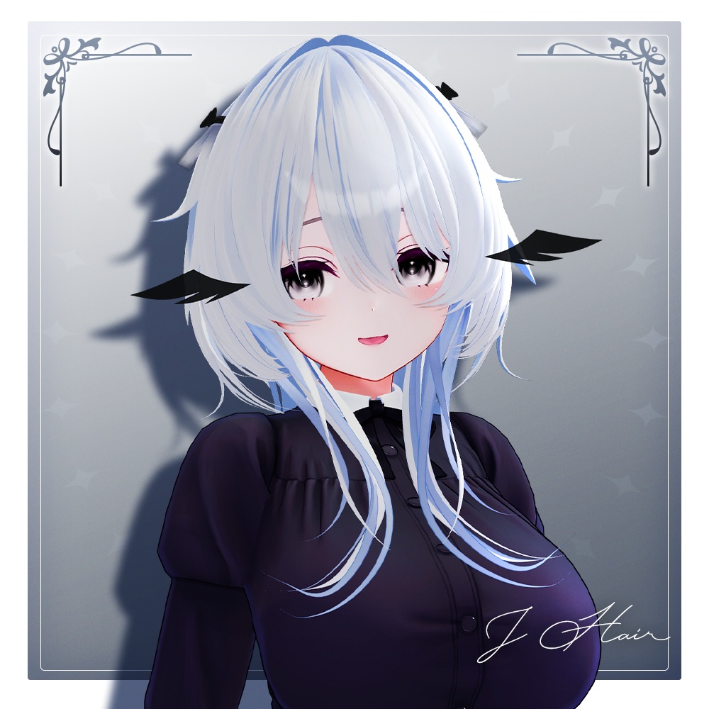 💙 J Hair ㅡ 【 VRChat Hair / 3Dヘア 】 - SweetCloud_3D - BOOTH