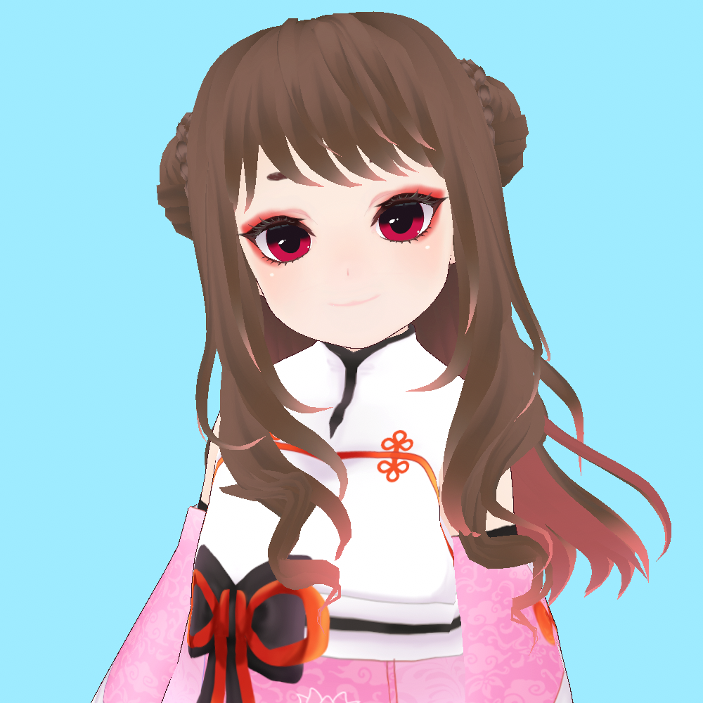 【Vroid】編み込みお団子ロングヘアー - せつらふぁーむ - BOOTH