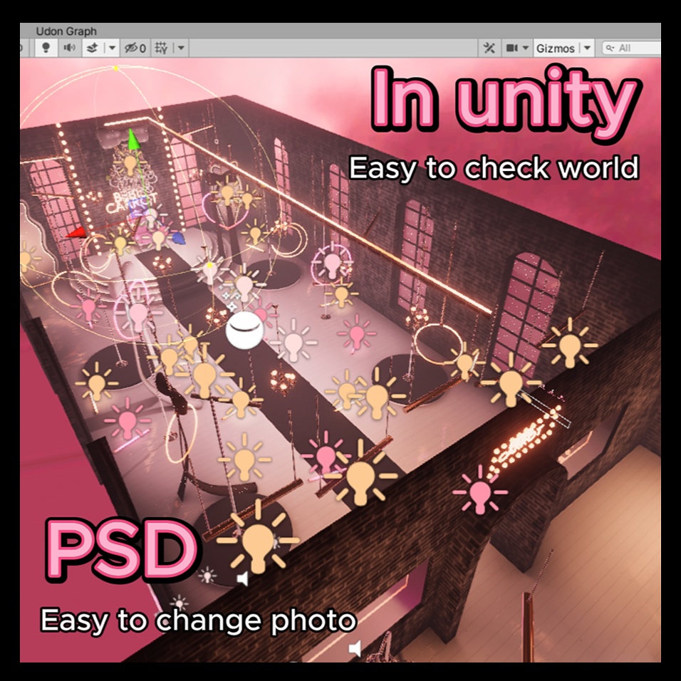 [VRChat Studio World] Bebe Studio - bebecarrot - BOOTH