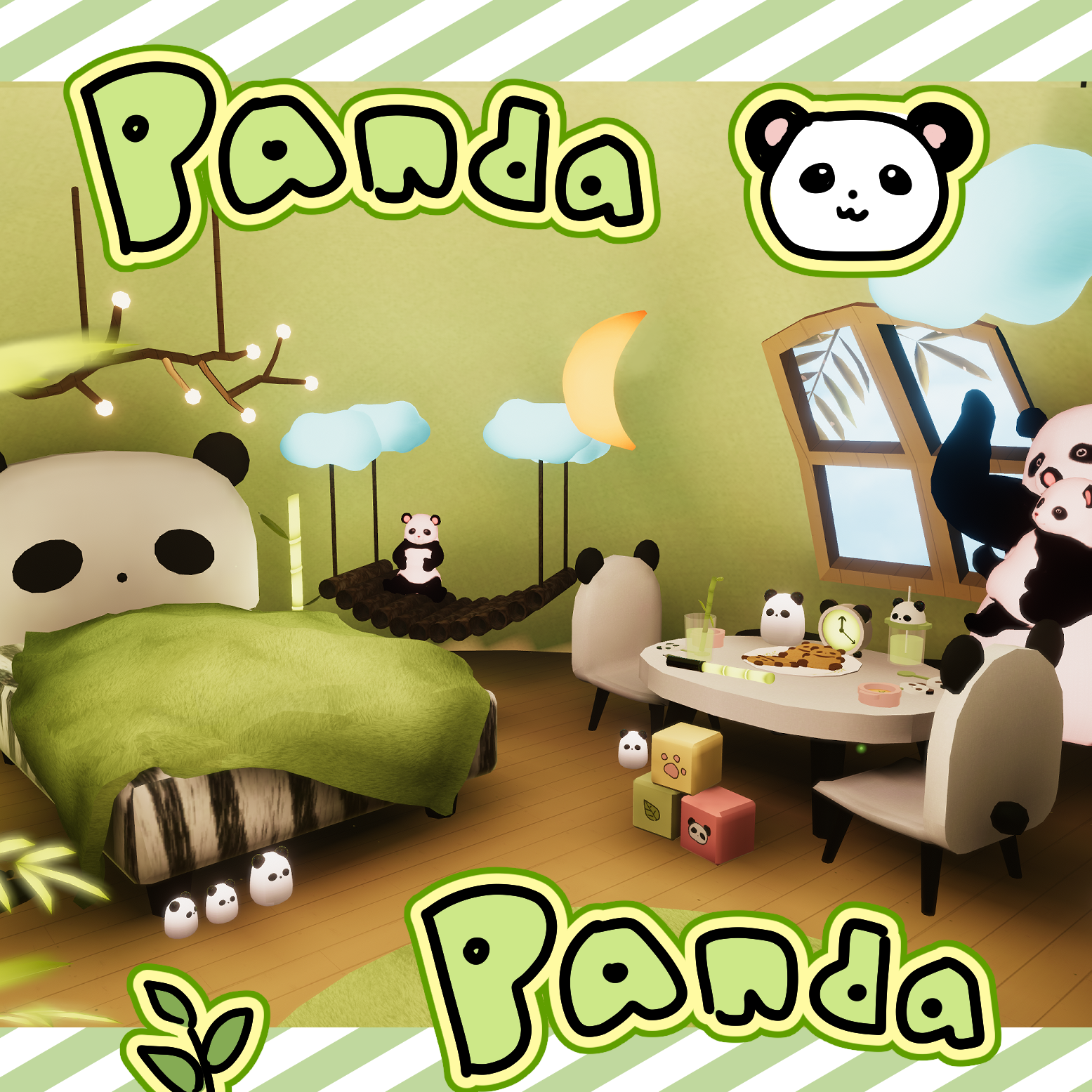 パンダpanda panda room & avatar & doll set - bebecarrot - BOOTH