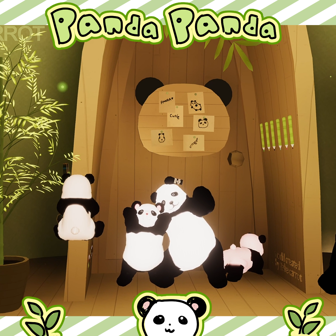 パンダpanda panda room & avatar & doll set - bebecarrot - BOOTH