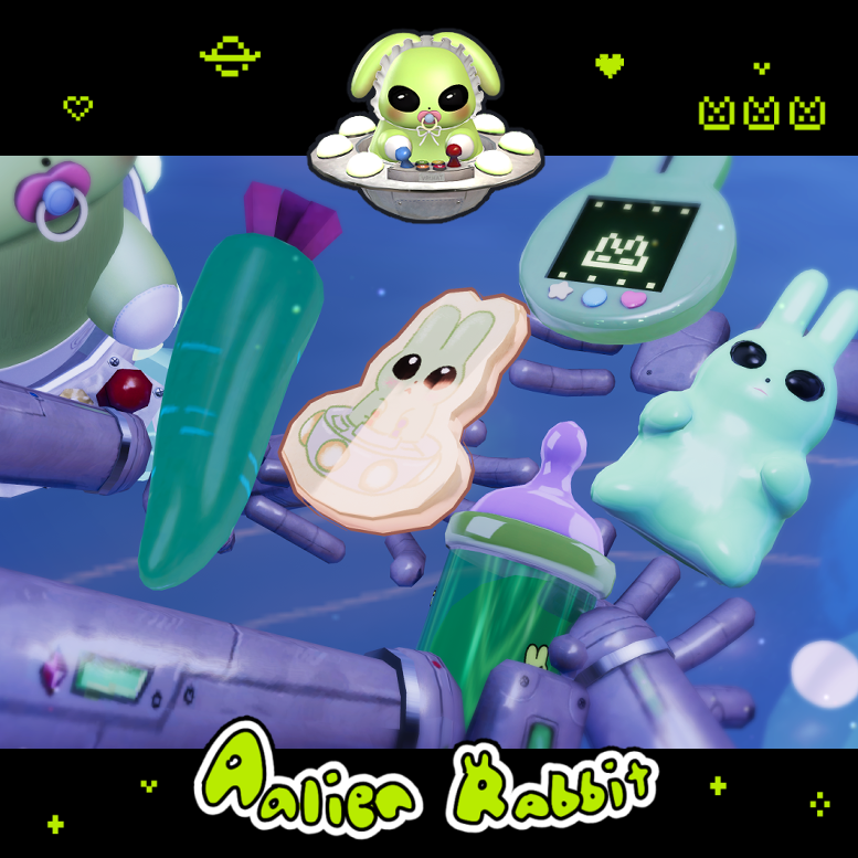 Alien Rabbit Goods エイリアン·ラビット グッズ - bebecarrot - BOOTH