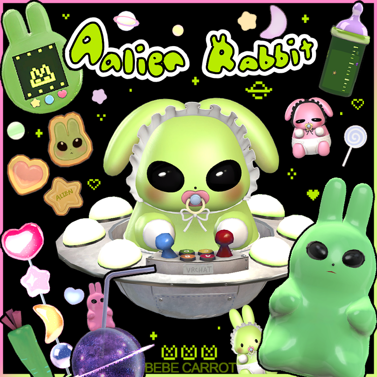 Alien Rabbit Goods エイリアン·ラビット グッズ - bebecarrot - BOOTH