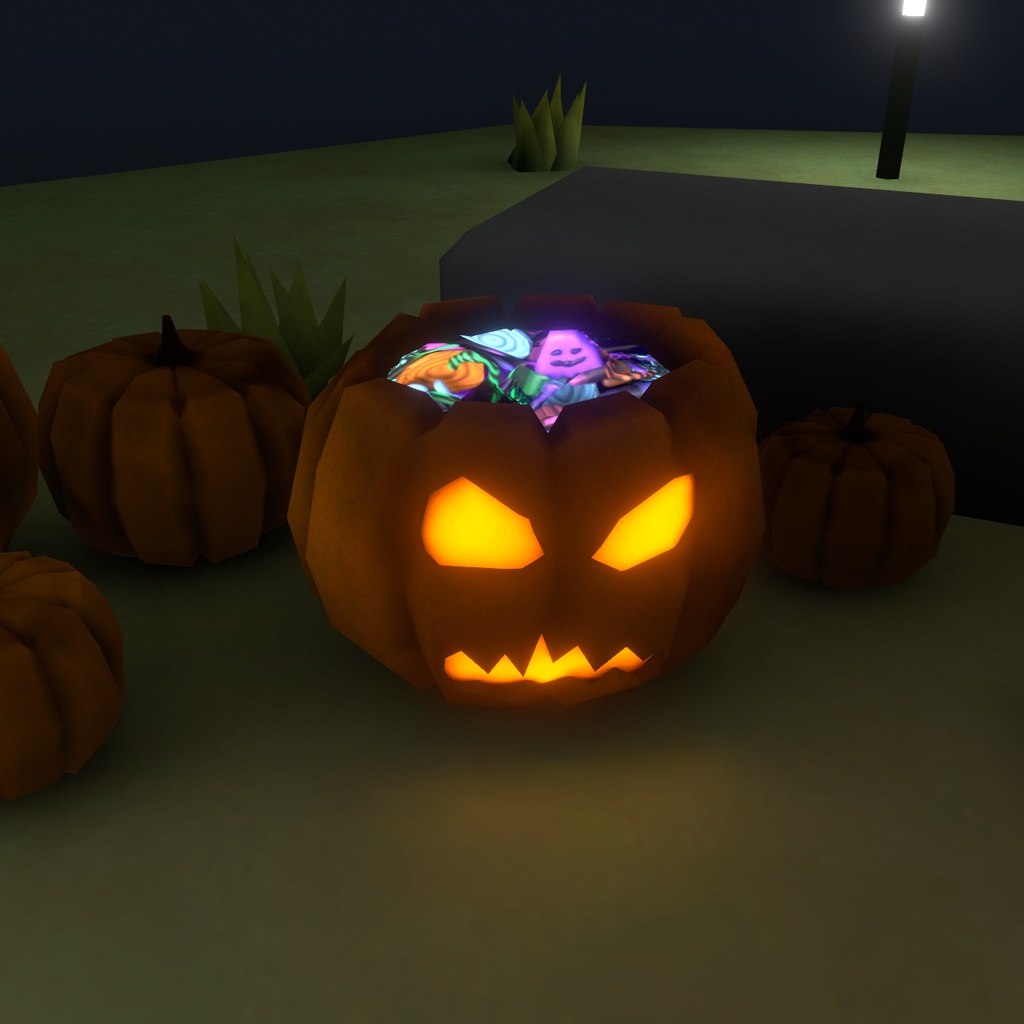 [udon vrchat] interactive halloween pumpkins for sdk3 worlds - reew - BOOTH