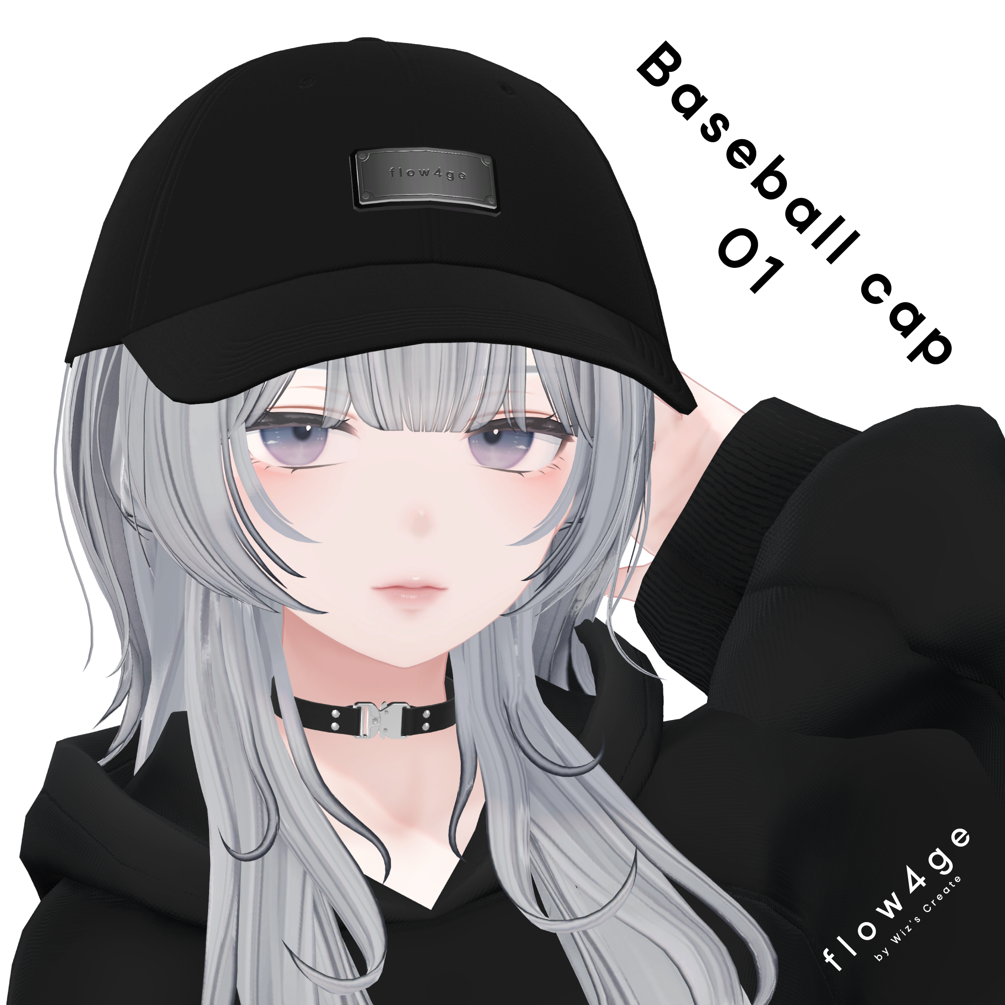 Baseball cap 01【VRChat想定】 - flow4ge - BOOTH