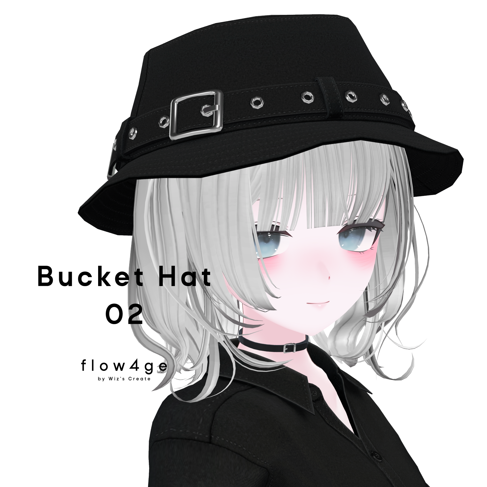 Bucket hat 02【VRChat想定】 - flow4ge - BOOTH