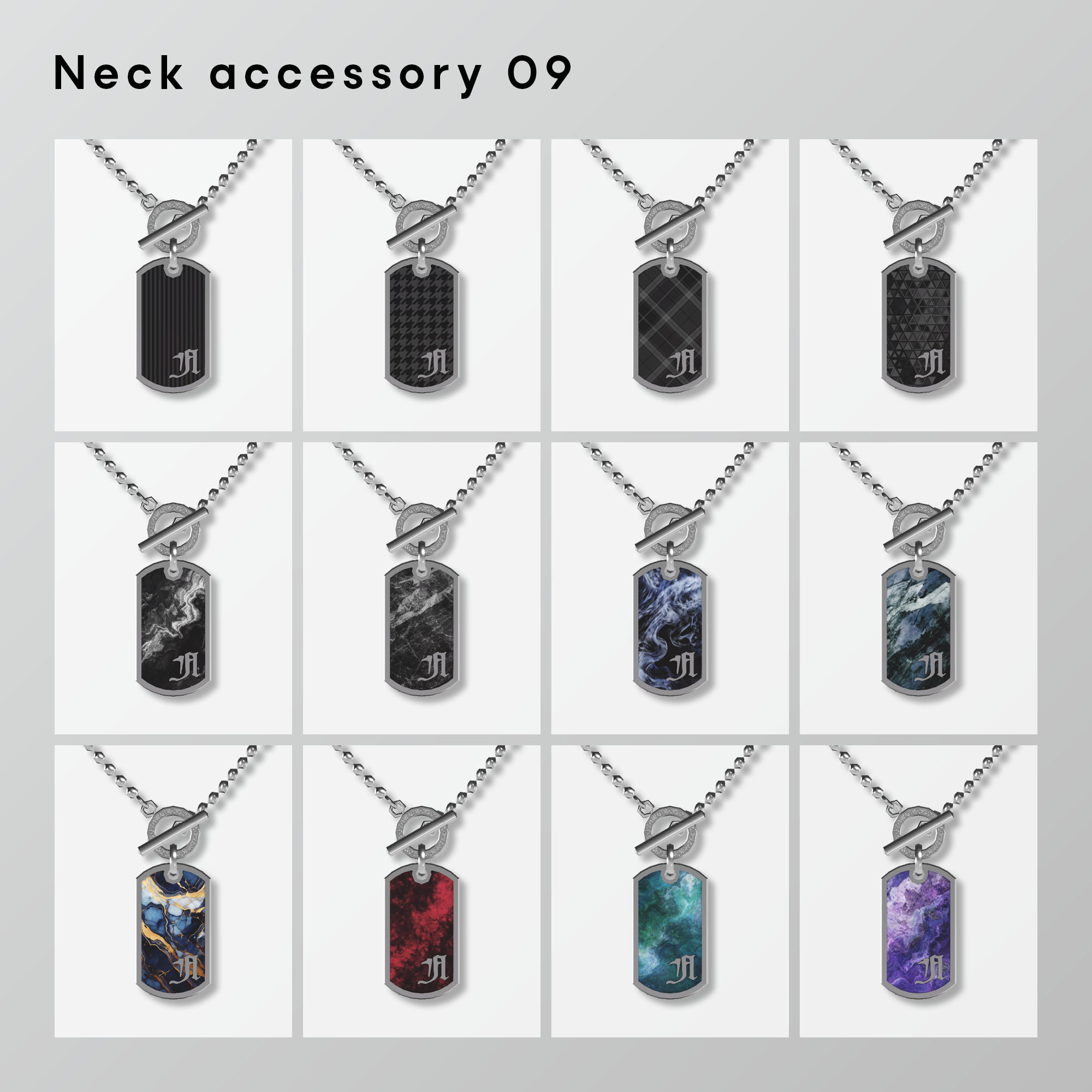 Neck accessory 09【フォロワー10,000人記念／VRChat想定】 - flow4ge - BOOTH