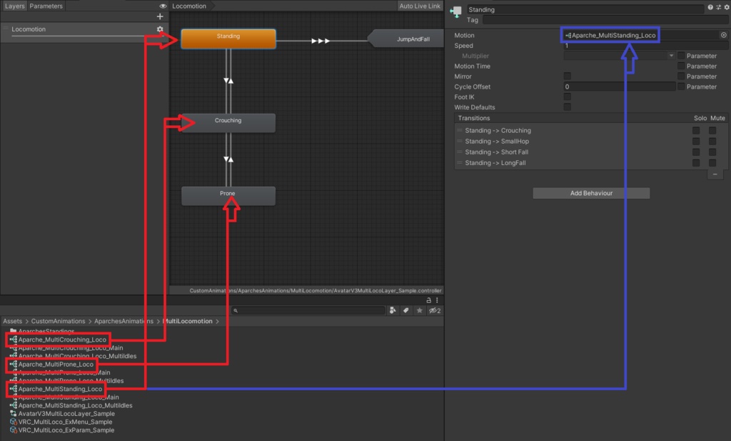 【無料/VRC】Multiple Locomotion Layer - Aparche Laboratory - BOOTH