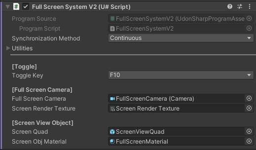 [VRC/Udon] Full Screen System - Aparche Laboratory - BOOTH