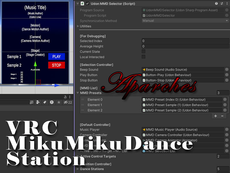 [VRC/Udon] Miku-Miku-Dance Station - Aparche Laboratory - BOOTH