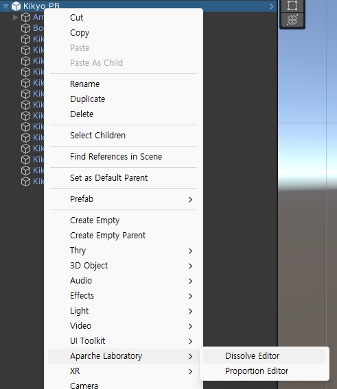 [VRC] Avatar Dissolve Editor (Unity Tool) v1.01 - Aparche Laboratory - BOOTH