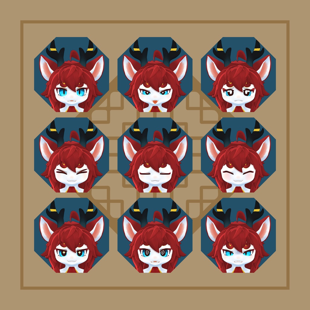 Hwarang(ファラン) [VRCHAT AVATAR - PC] - Furriverse - BOOTH