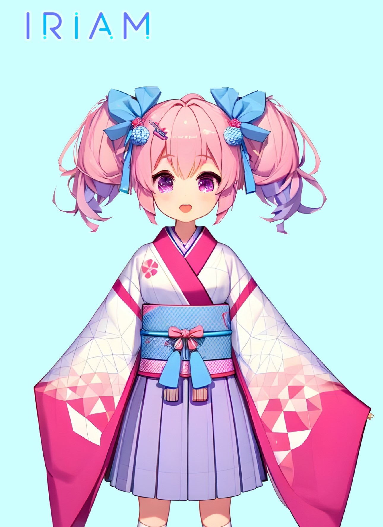 桜色の和モダン・ヴィジョン IRIAM立ち絵 - キャラソン工房 - BOOTH