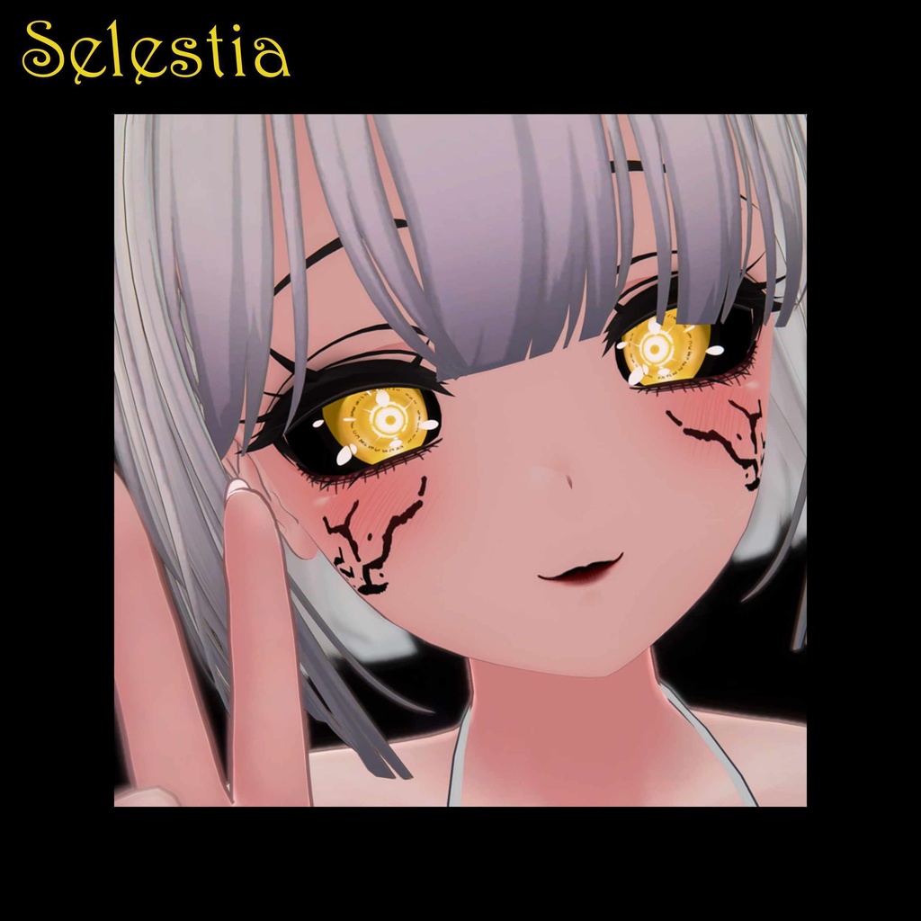 [14 Avatars] Shinigami Eyes and Make Up Textures - Kandake's Nest - BOOTH