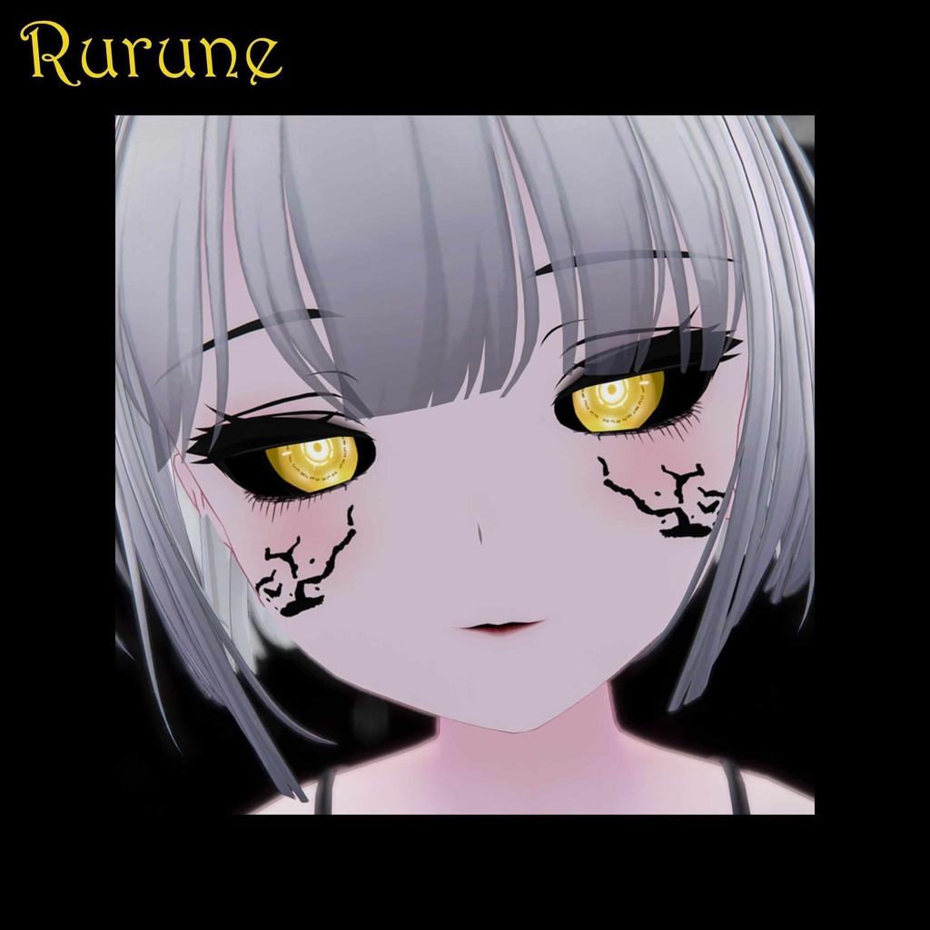 [14 Avatars] Shinigami Eyes and Make Up Textures - Kandake's Nest - BOOTH