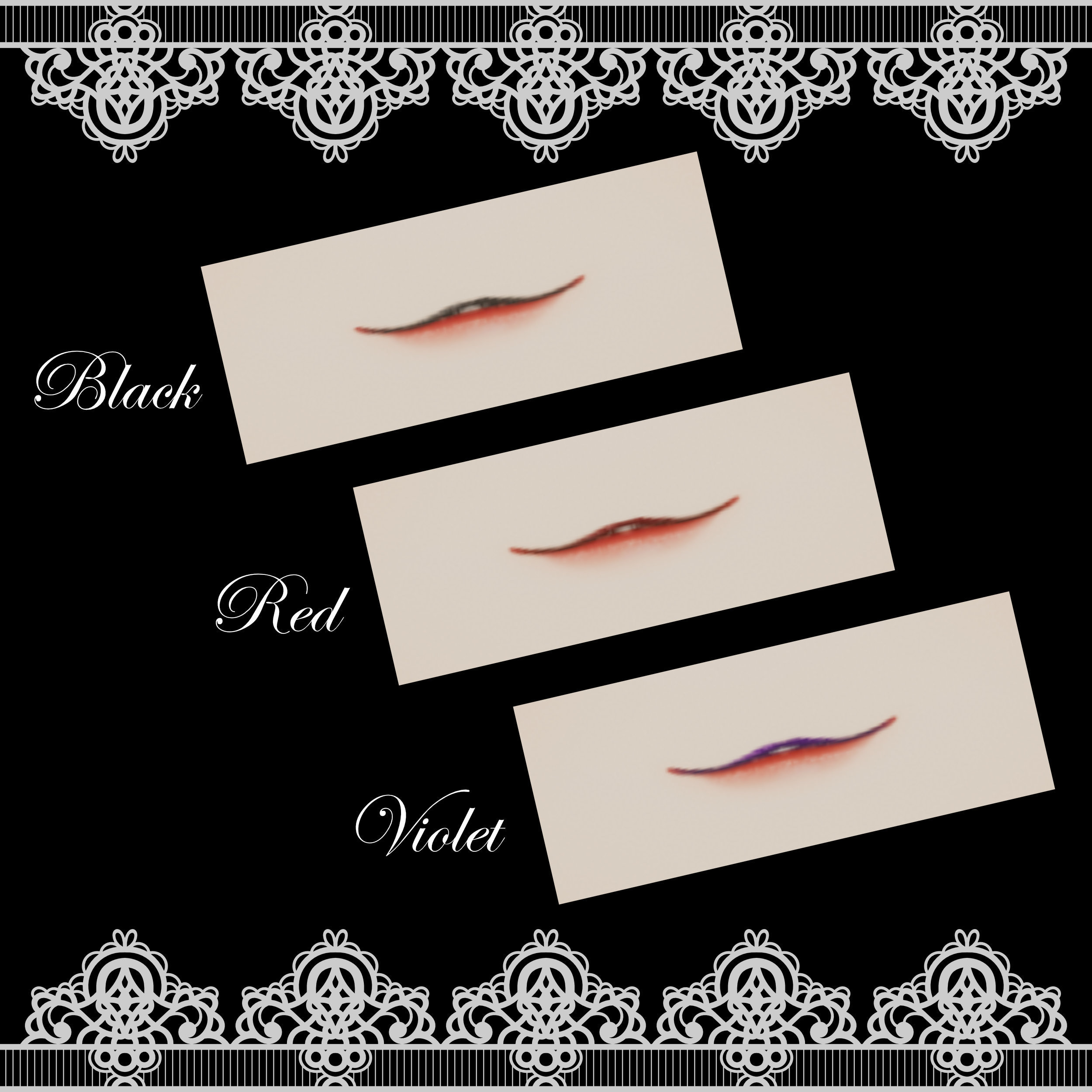 [19 Avatars] Folie Eye and MakeUp Textures - Kandake's Nest - BOOTH