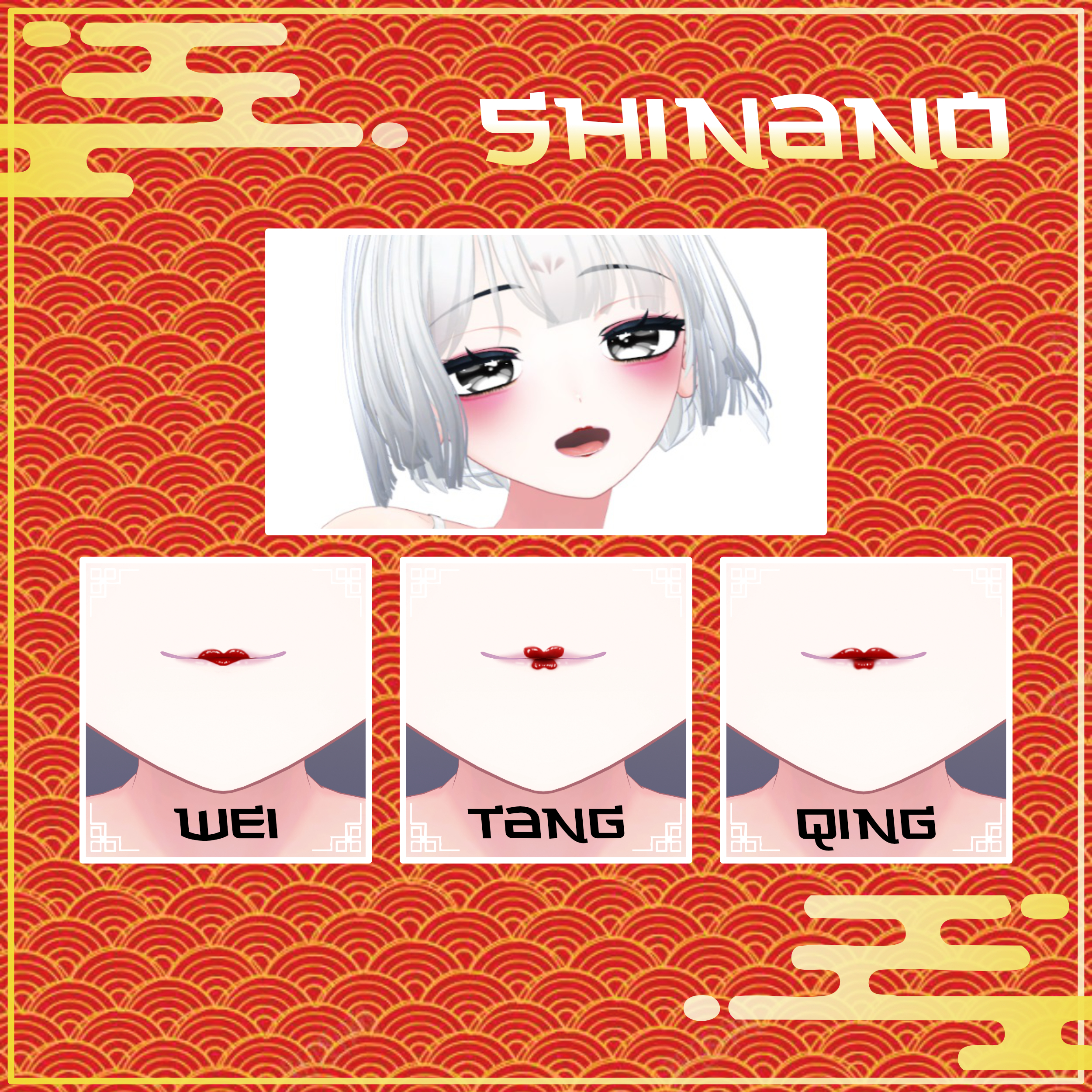[9 Avatars] Chinese Dynasties Eyes and MakeUp Textures - Kandake's Nest ...