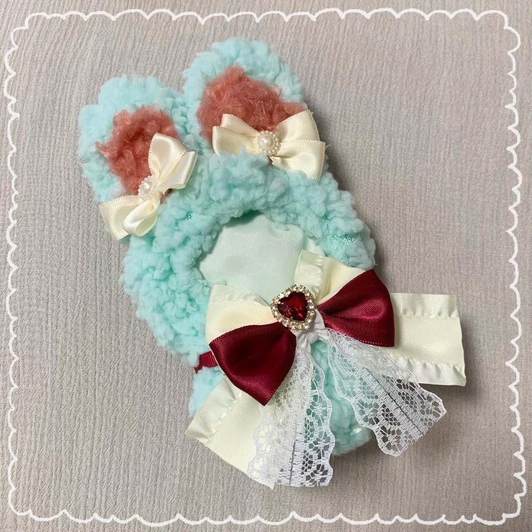 ぬい服 着ぐるみ 10cm 水色うさちゃん AK17 - aladdi-n - BOOTH