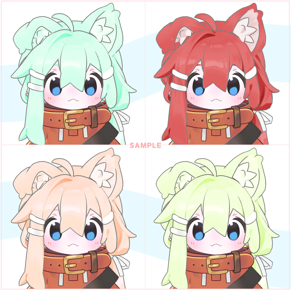 mamehinata hair color texture - Doyu - BOOTH