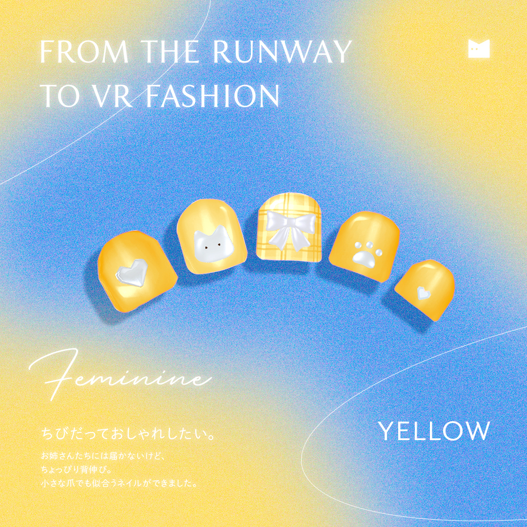 【VRchat】CHIBI NAILS /ちびネイル 6色【オリジナル3Dモデル】 - Minajaco - BOOTH
