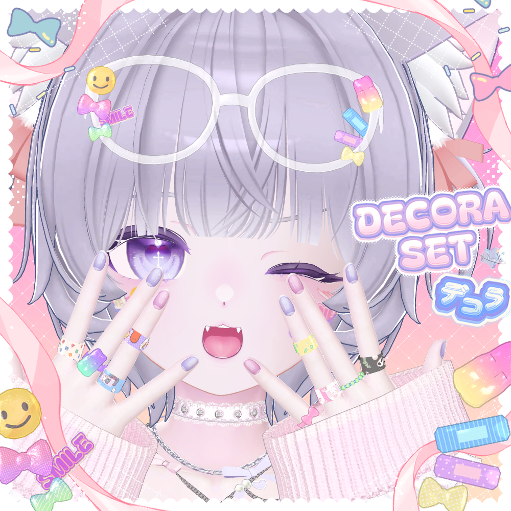 [Chocolat/Manuka/Shinano] Decora ~ ACC SET ~ - XO_XO - BOOTH
