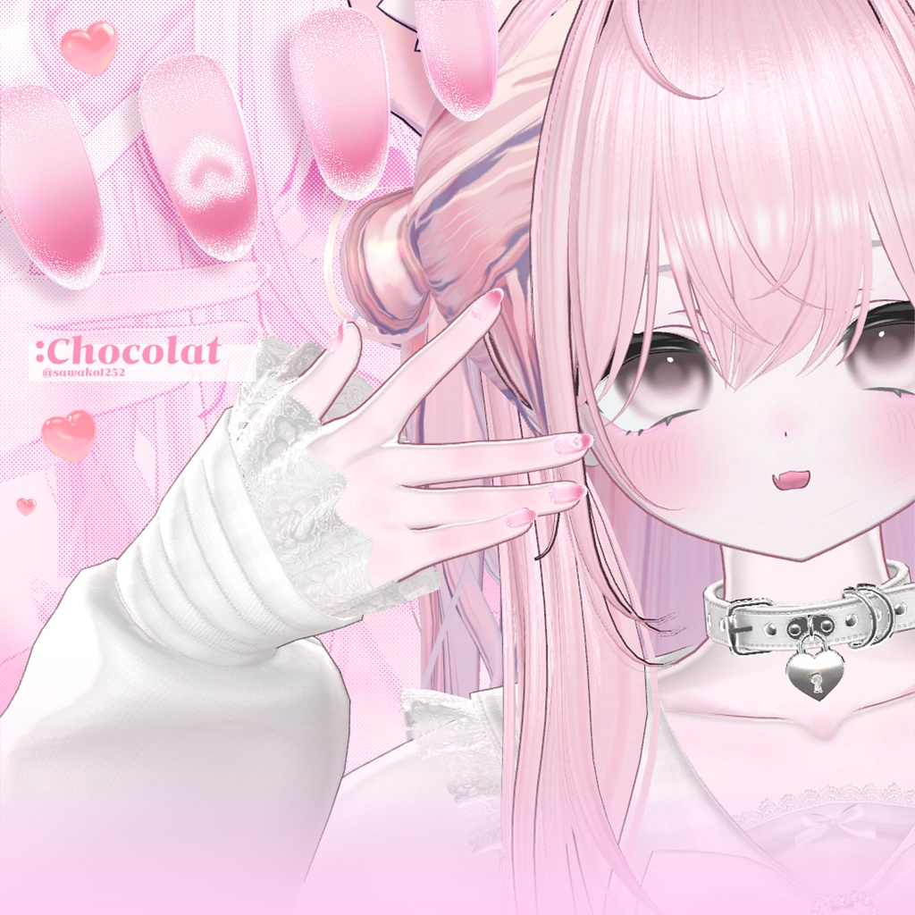 [Chiffon / Chocolat / Lime / Manuka / Shinano / Kikyo / Sio] Mousse ~ NAIL SET ~ - XO_XO - BOOTH