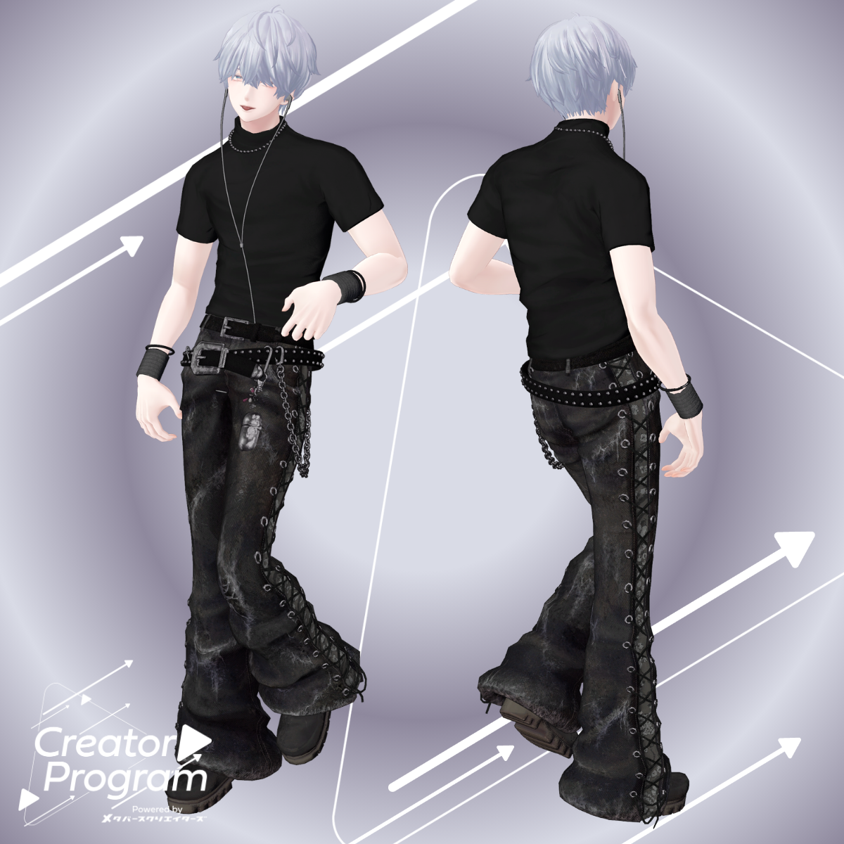 DustyLaceUp Streetwear - VRChat Men's Clothing / CP7 - MetaCreatorsTYO ...